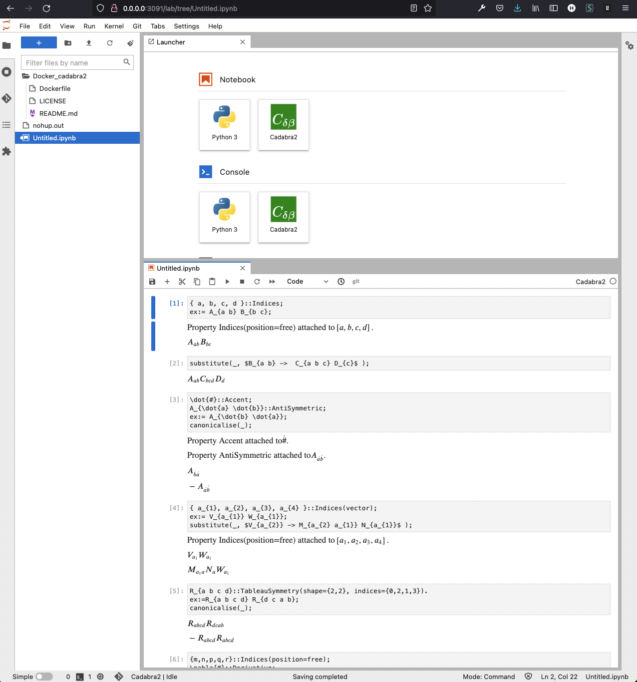 GitHub - iphysresearch/Docker_cadabra2: Docker image for Cadabra2